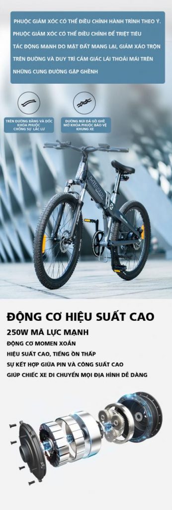 Xe Đạp Điện Xiaomi Himo Z26 Model 2023 - Hệ Thống Phân Phối Xe Điện Trợ Lực Xiaomi Himo